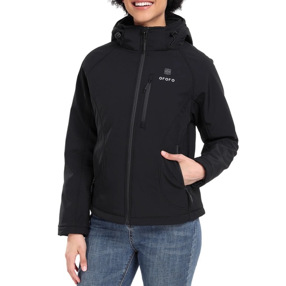 Ororo | Jackets & Coats | Ororo Womens Black Ski Jacket No Batteries ...
